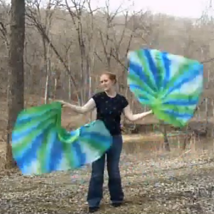Healing Flow swing flags – Dyed4you